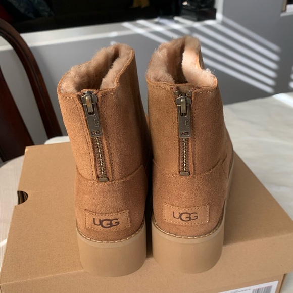 UGG | Shoes | Ugg Classic Rising Heel Zip Boot | Poshmark
